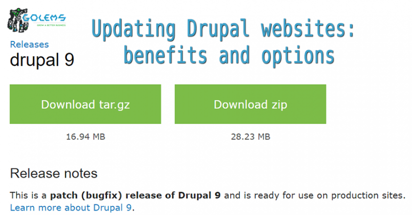 Key Reasons And Options For Updating Drupal Websites Golems Gabb